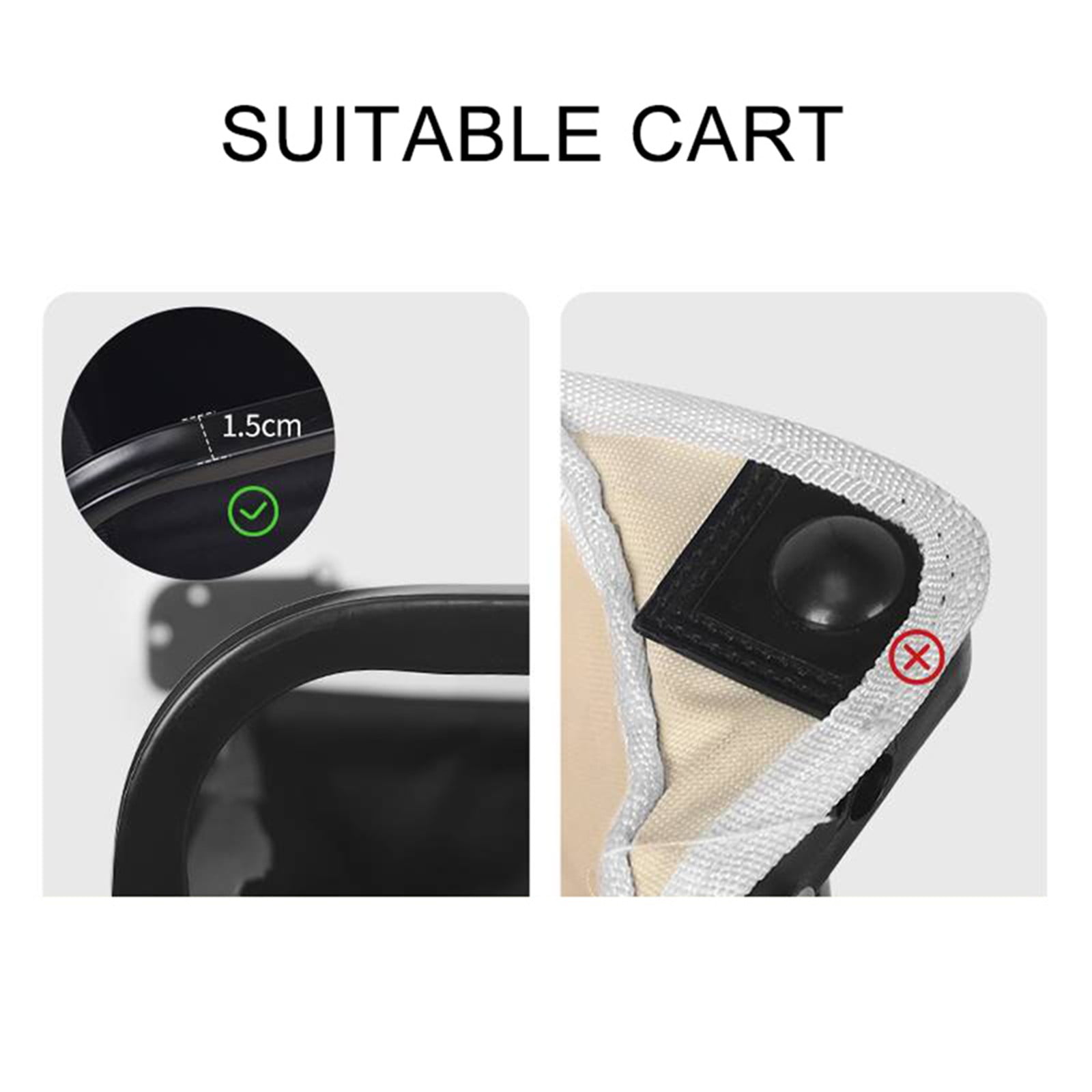 Awning Canopy for Wagon Attachment Sun Shade Cover for Folding Trolley ...