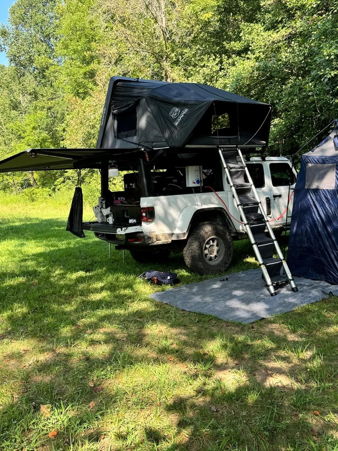 Awning Carpet HDPE Camping Outdoor Rug with Eyelets,Nails,Broom,for RV ...