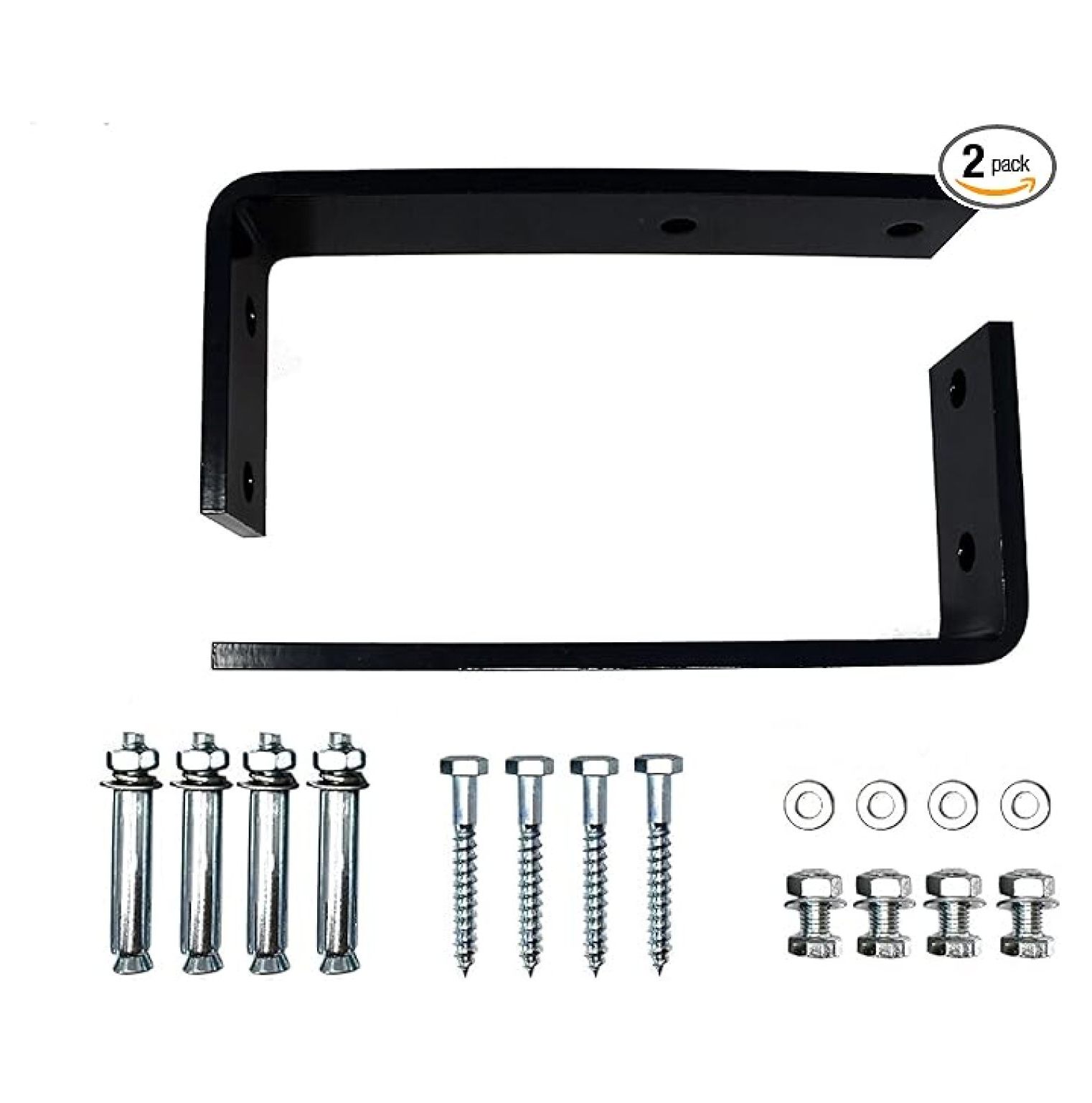 Awning Ceiling Brackets for Half Cassette Awnings - Dark Gray (Set of 2 ...