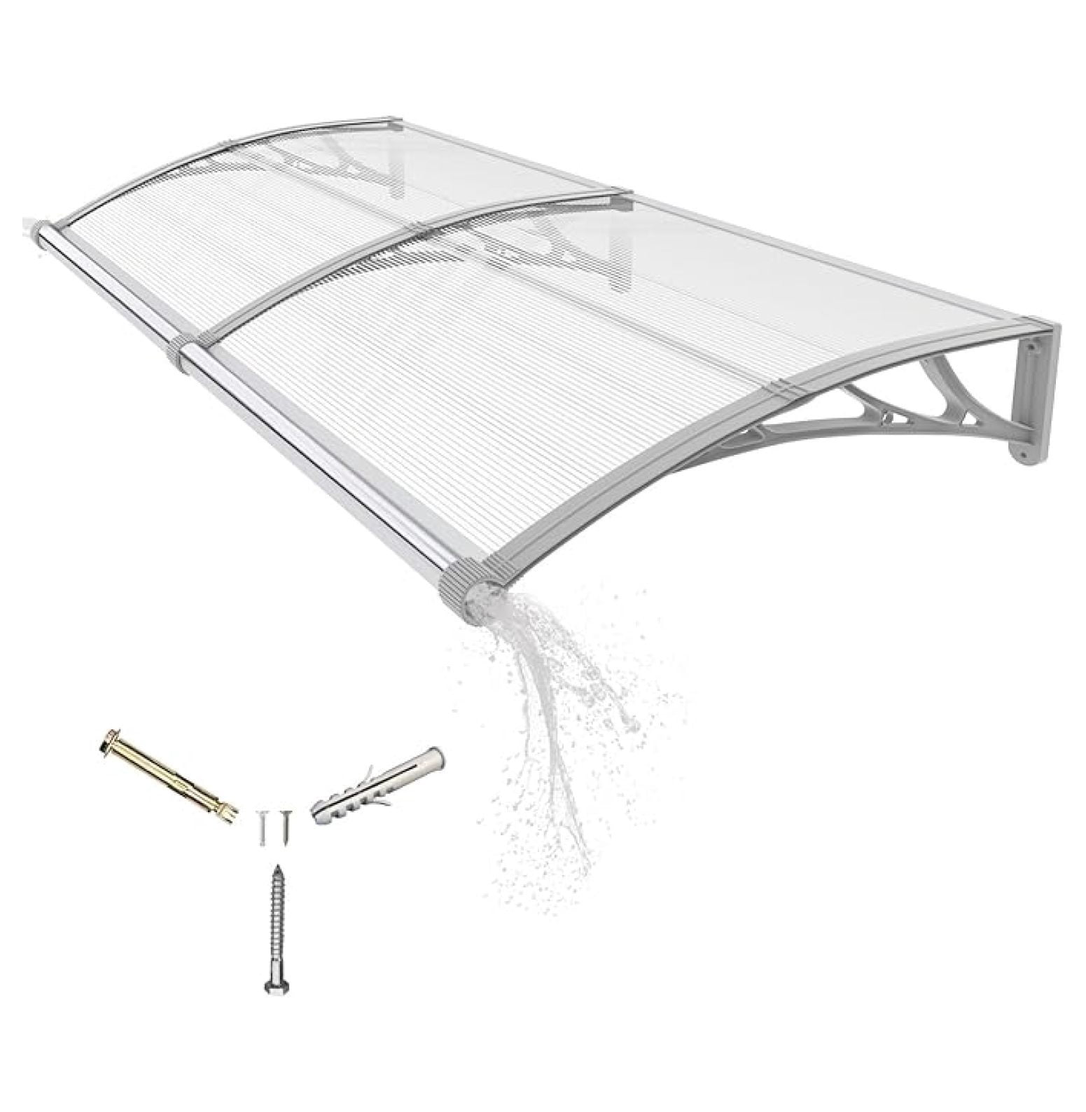 Awning for Door Entrance,32x60 Inches Awnings for Doors with Separate ...