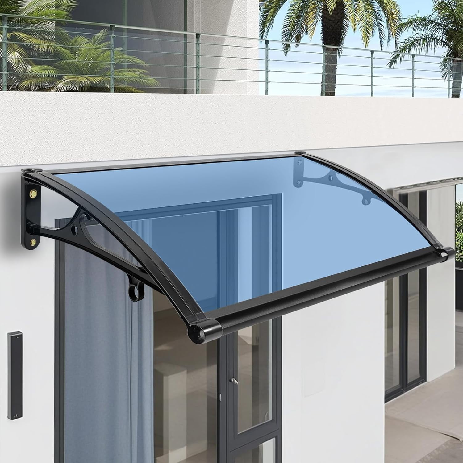 Awning for Door Entrance - Aluminum Bracket awnings for Doors Canopy ...