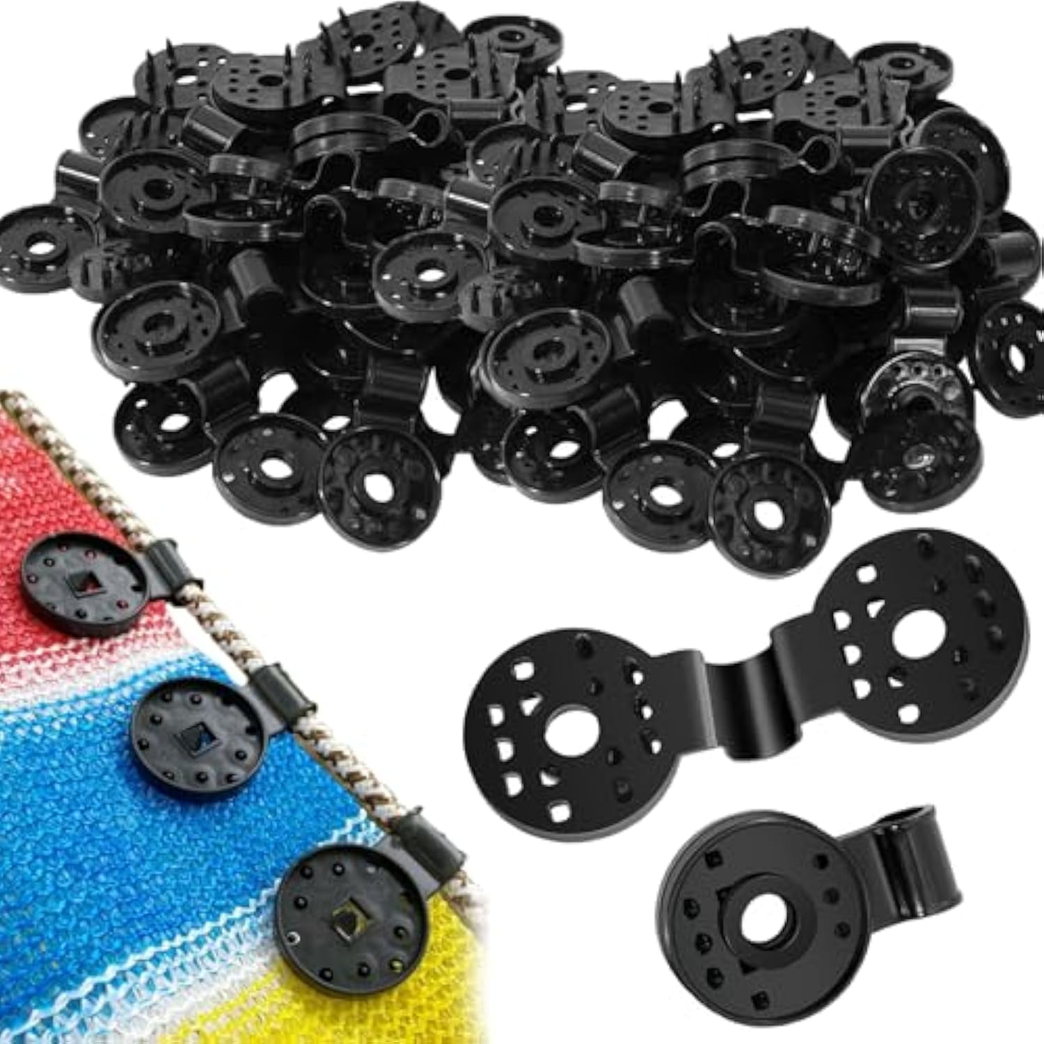 Awning Fabric Heavy Duty Locking Clip, 100/50 PCS Tarp Clips Heavy Duty ...