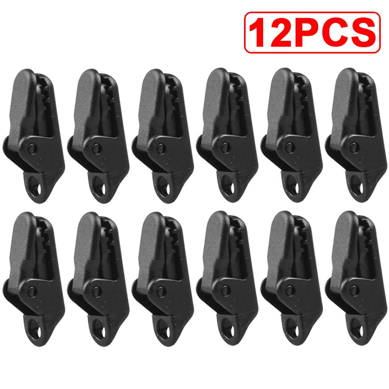 Awning Rope Clamp Tarpaulin Clip Tent Canopy Clip Buckle Reusable Tent ...
