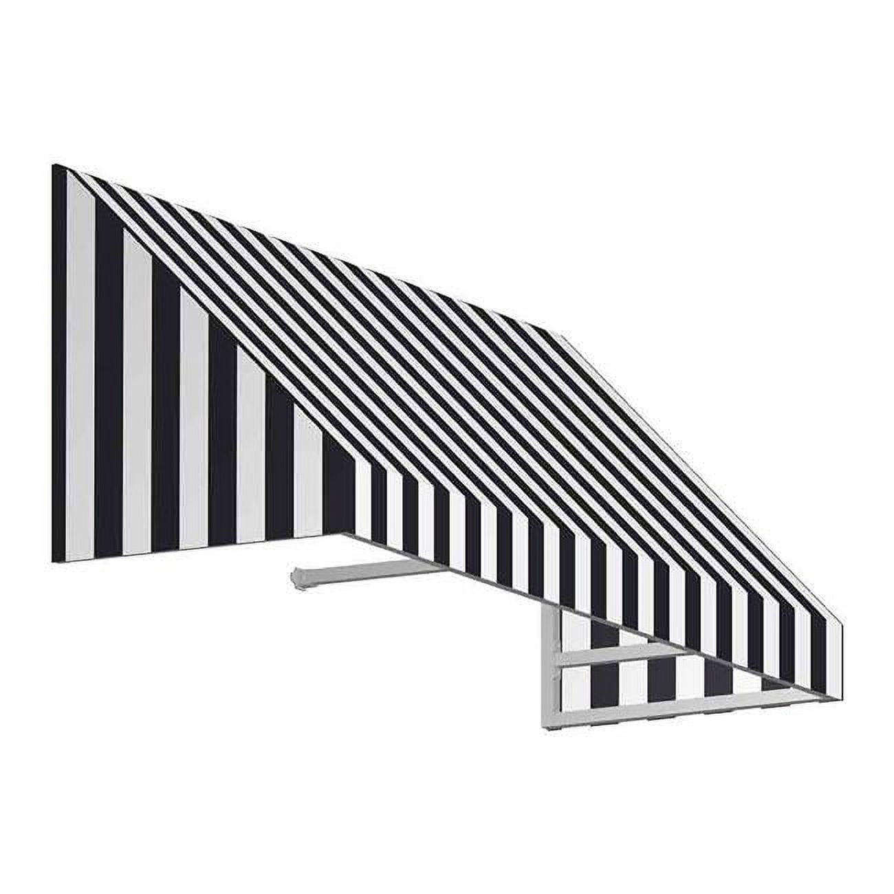 Awntech EN2442-US-6KW 6.38 ft. New Yorker Window & Entry Awning, Black ...