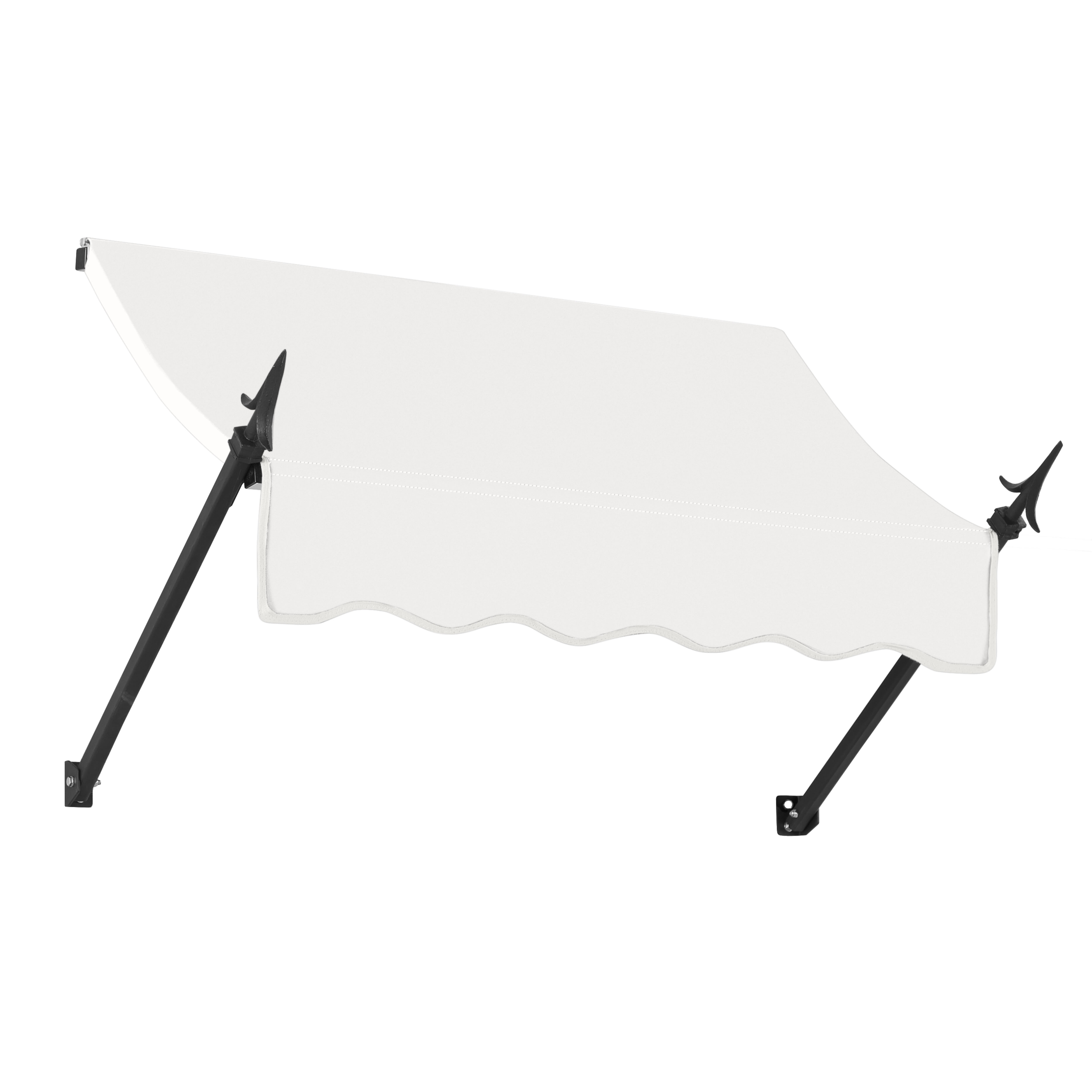 Awntech New Orleans Fixed Awning Canopy with Spear Arms - Walmart ...