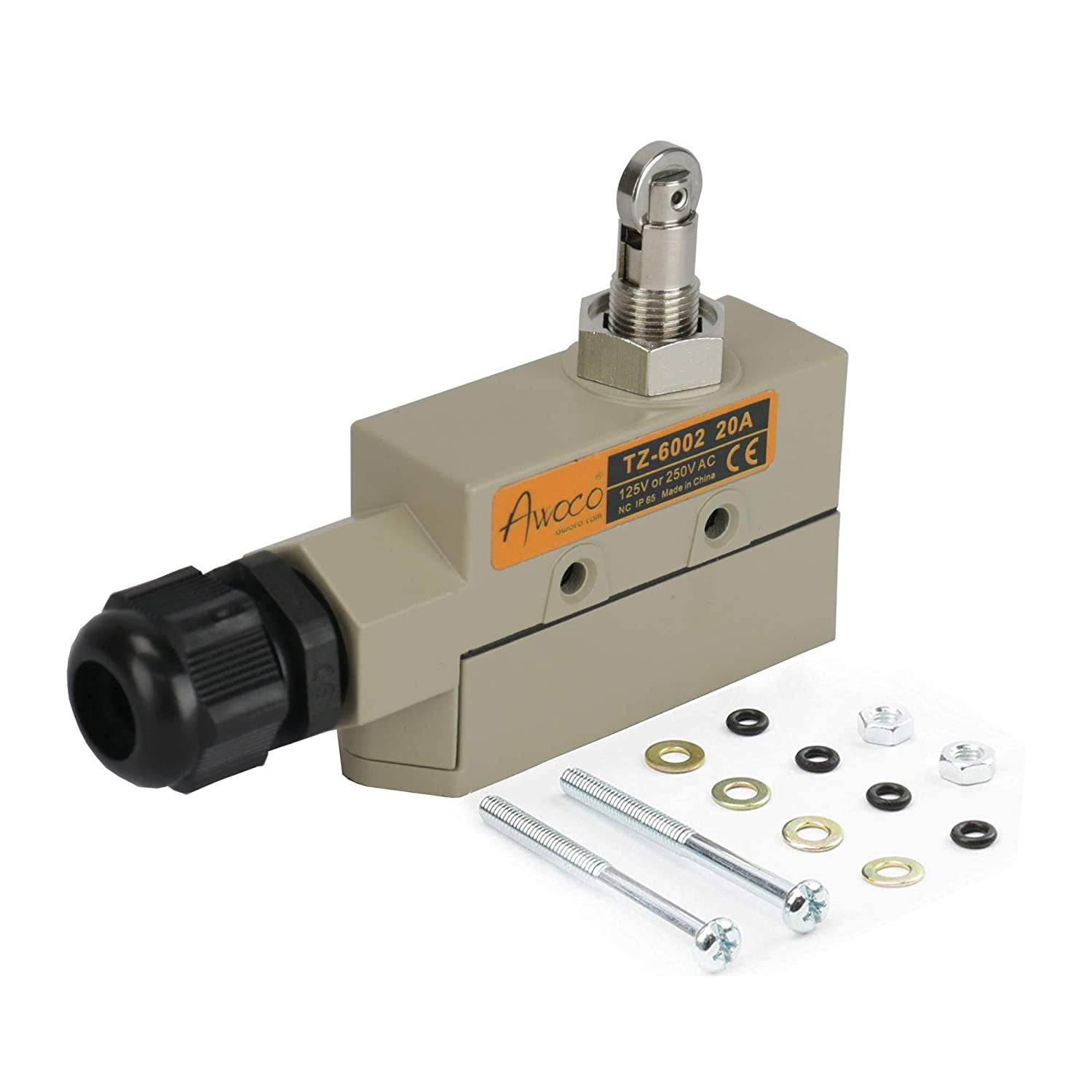 Awoco Heavy Duty Commercial Door Micro Switch with Parallel Roller ...