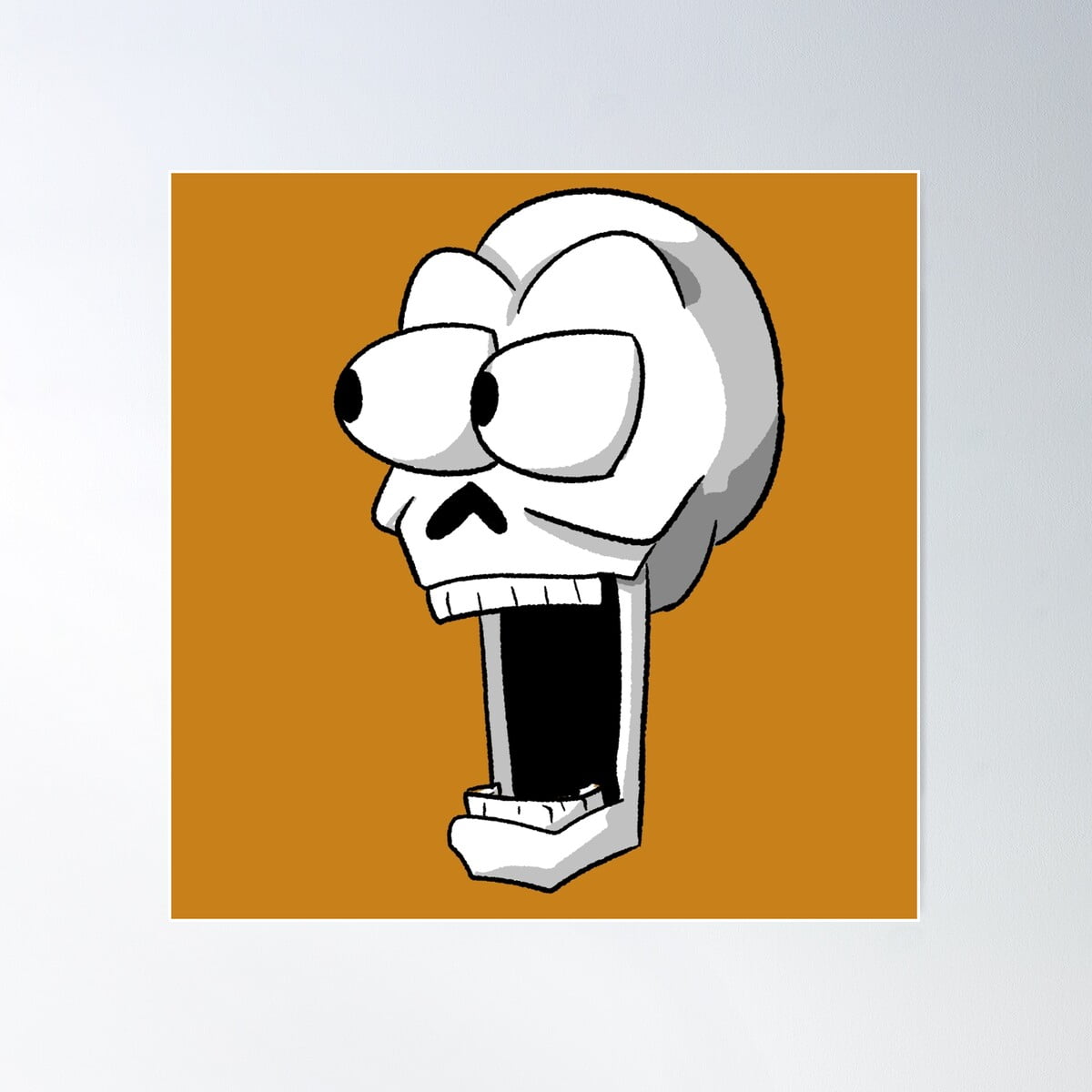 Awooga Skeleton Poster Wall Art, Modern Wall Decor For Living Room ...