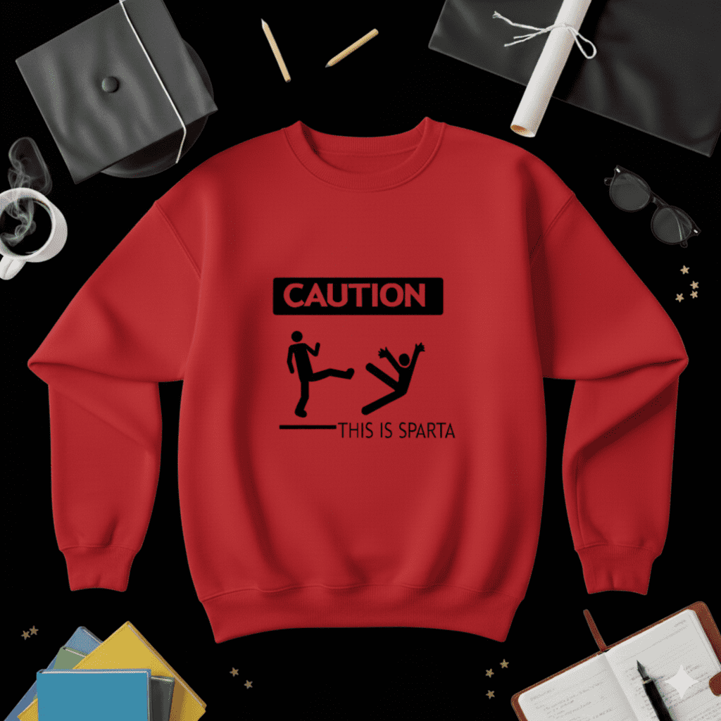 Awooo Funny Howling Wolf Cartoon Cute Retro Humor Design Sweatshirt, up ...
