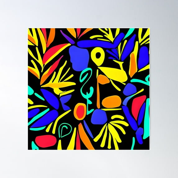 Awp Pdp A 127.1 Abstract Poster Wall Art, Modern Wall Decor For Living ...