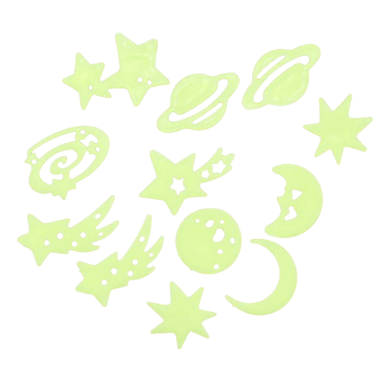 Awuniuwa Wall Decor Night Glow Romantic Full House Night Light Stickers ...