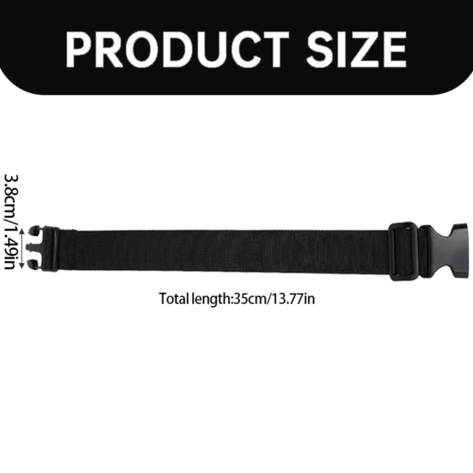 Awuniuwa 1 Black Portable Simple Fashionable Belt Extender For Fanny ...
