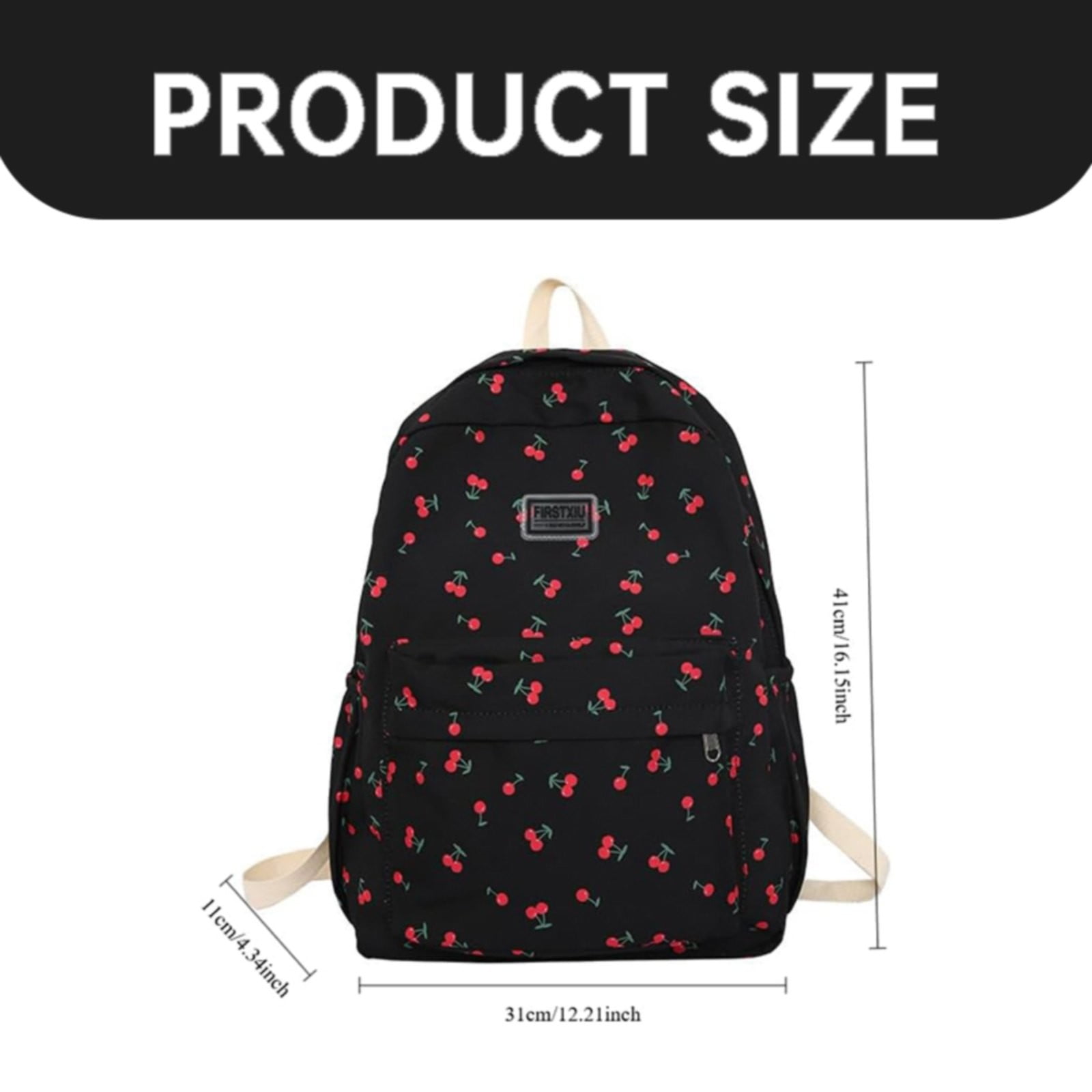 Awuniuwa Cherry Backpack Aesthetic Backpack Backpack Laptop Travel ...