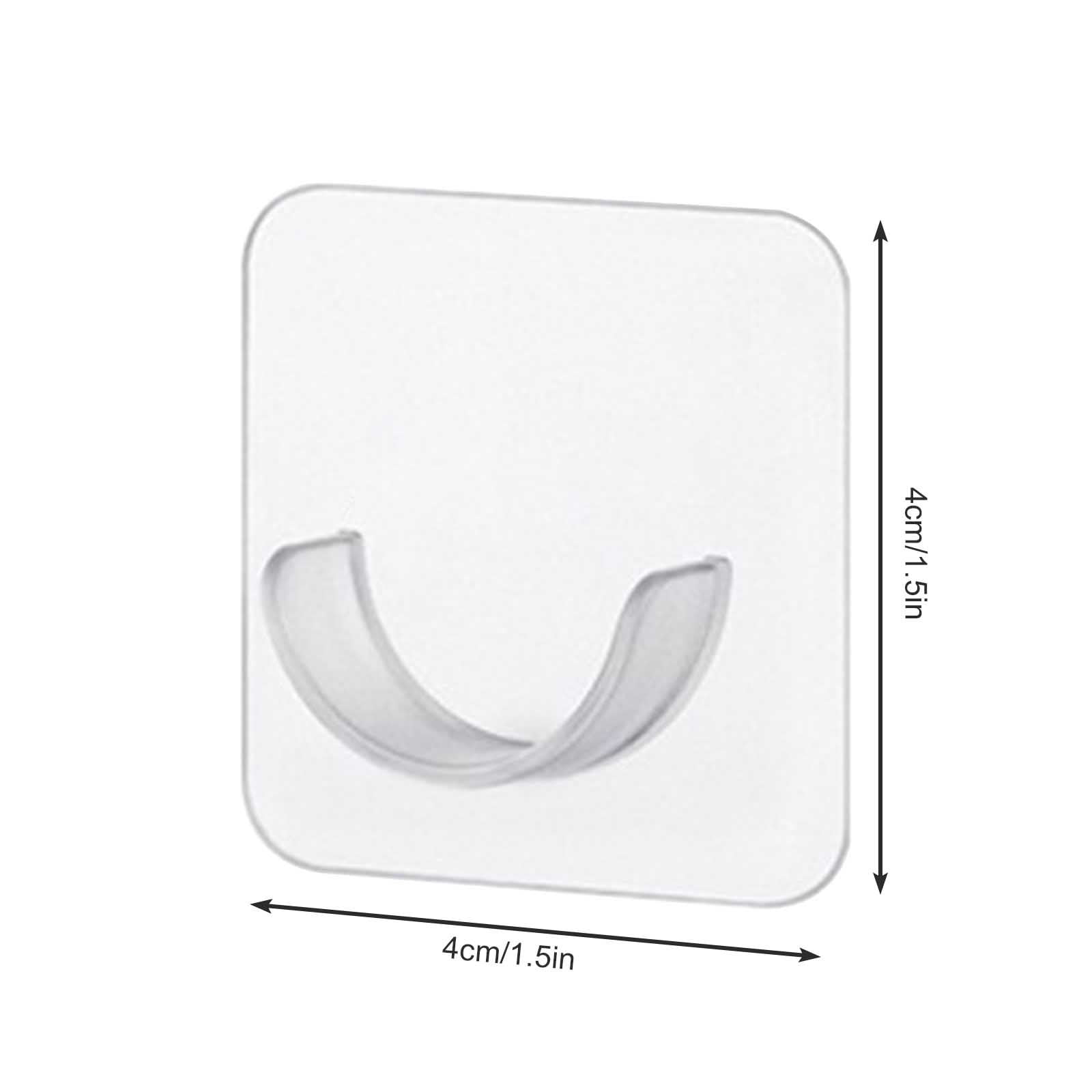 Awuniuwa Spring Tension Rod Holder Transparent Shower Rod Bracket No ...