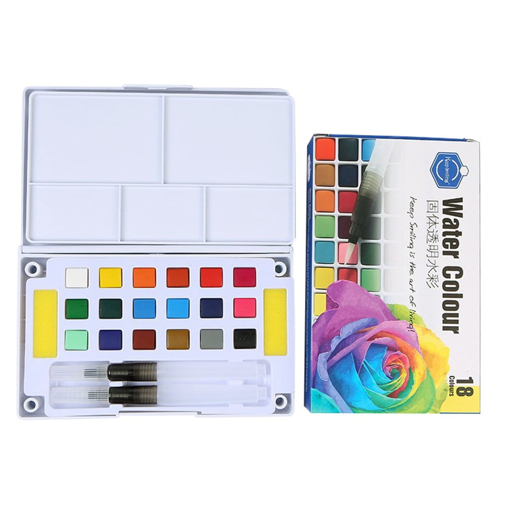 Awuniuwaacrylic Paint Sets For Adults, Tempera Paint, Solid Metallic Watercolor Paint Set Paints ...