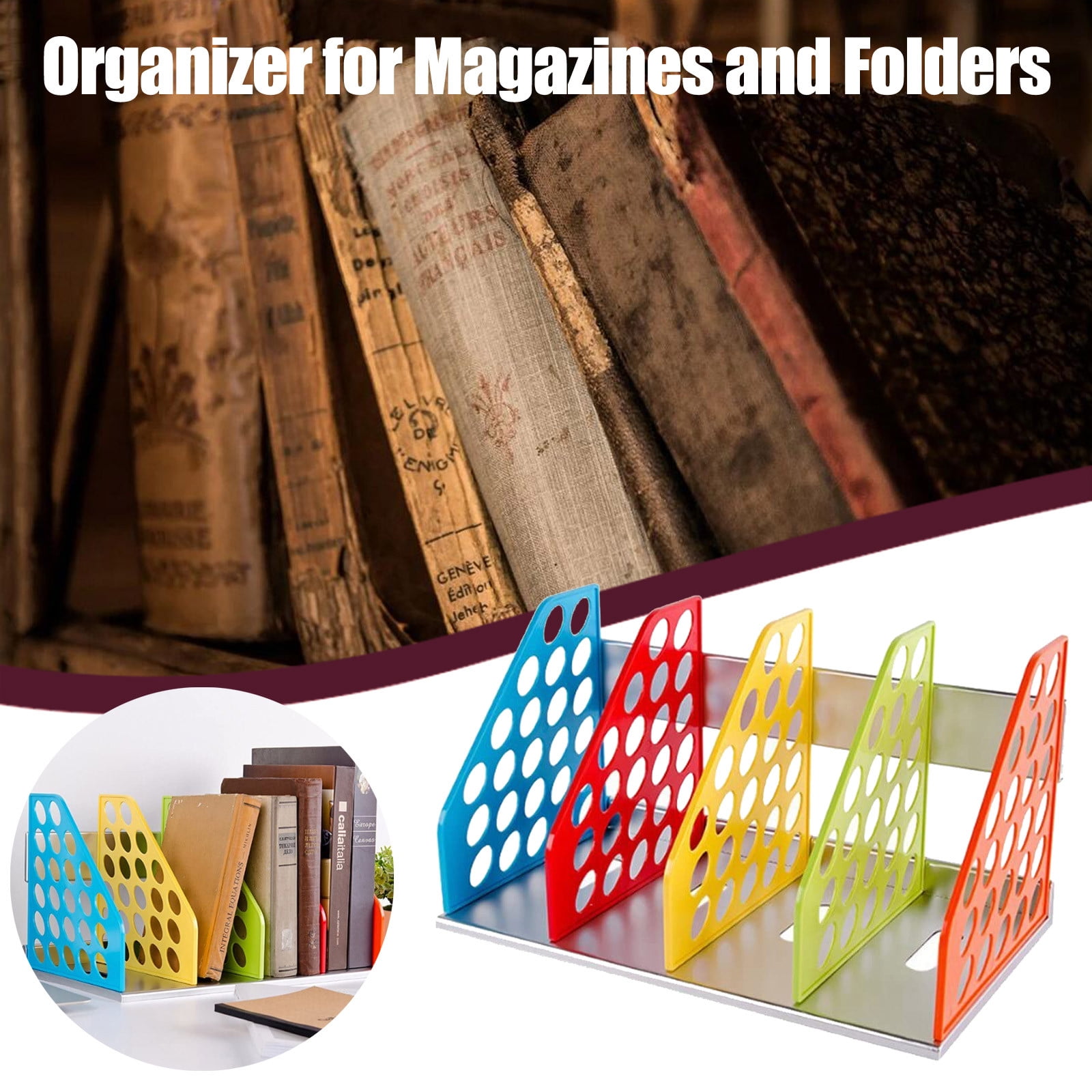 Awuniuwafolders Organizer For Curved Sections 4 Colored And Design ...