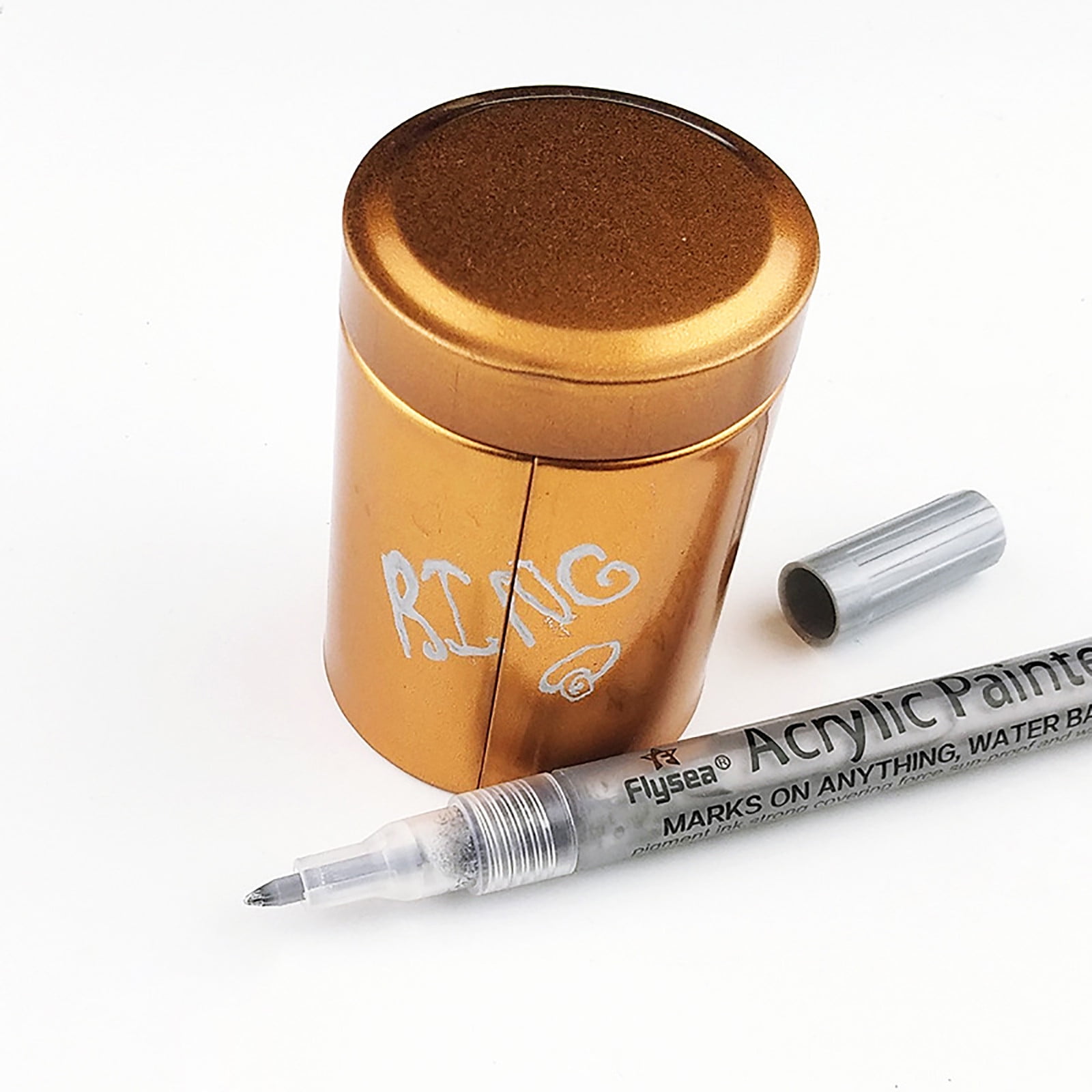 Awuniuwapaint Markers, Metallic Permanent Markers, 1Pc Acrylic Odorless ...