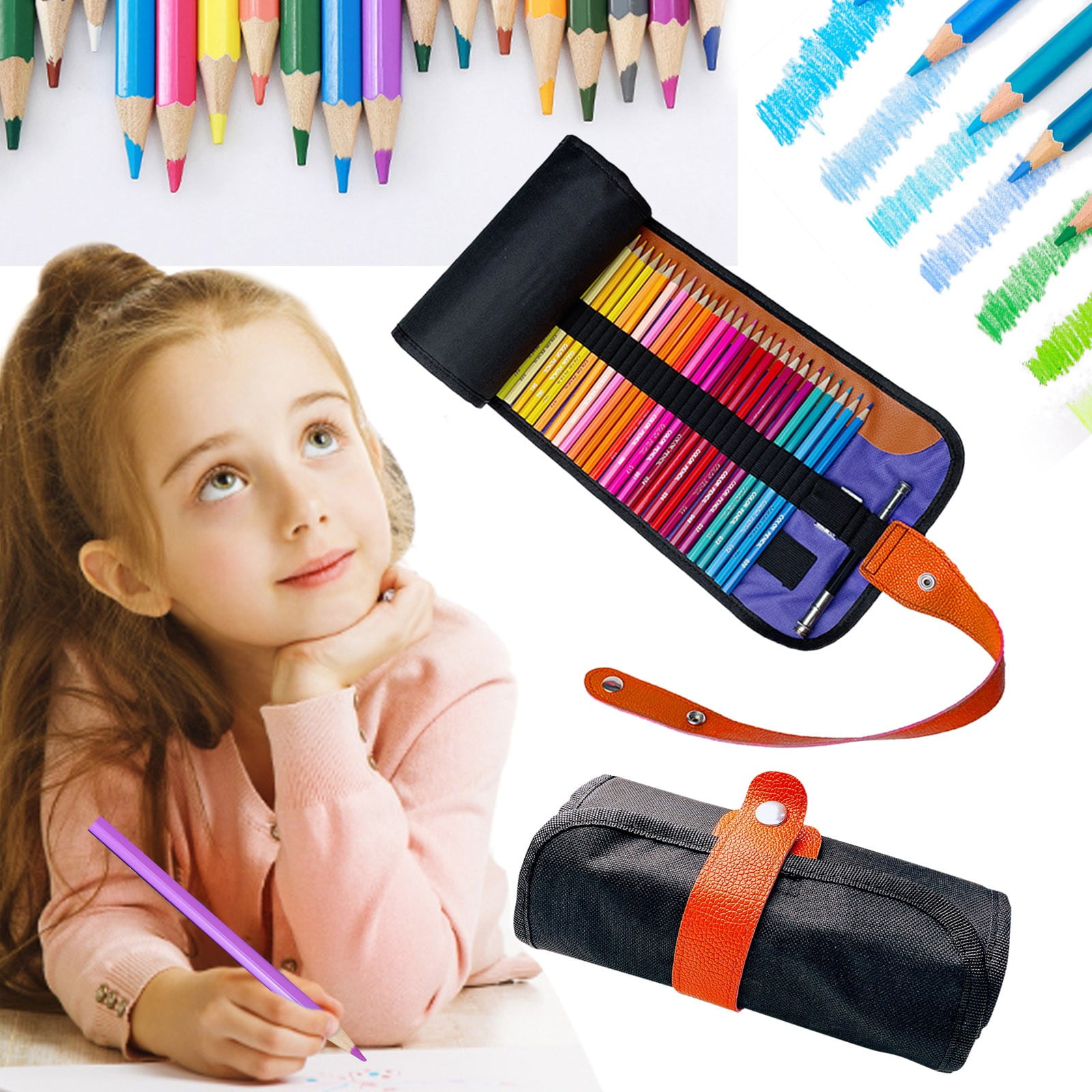 Awuniuwaschool Supplies, Desk Accessories, 36 Colored Pencils Soft ...