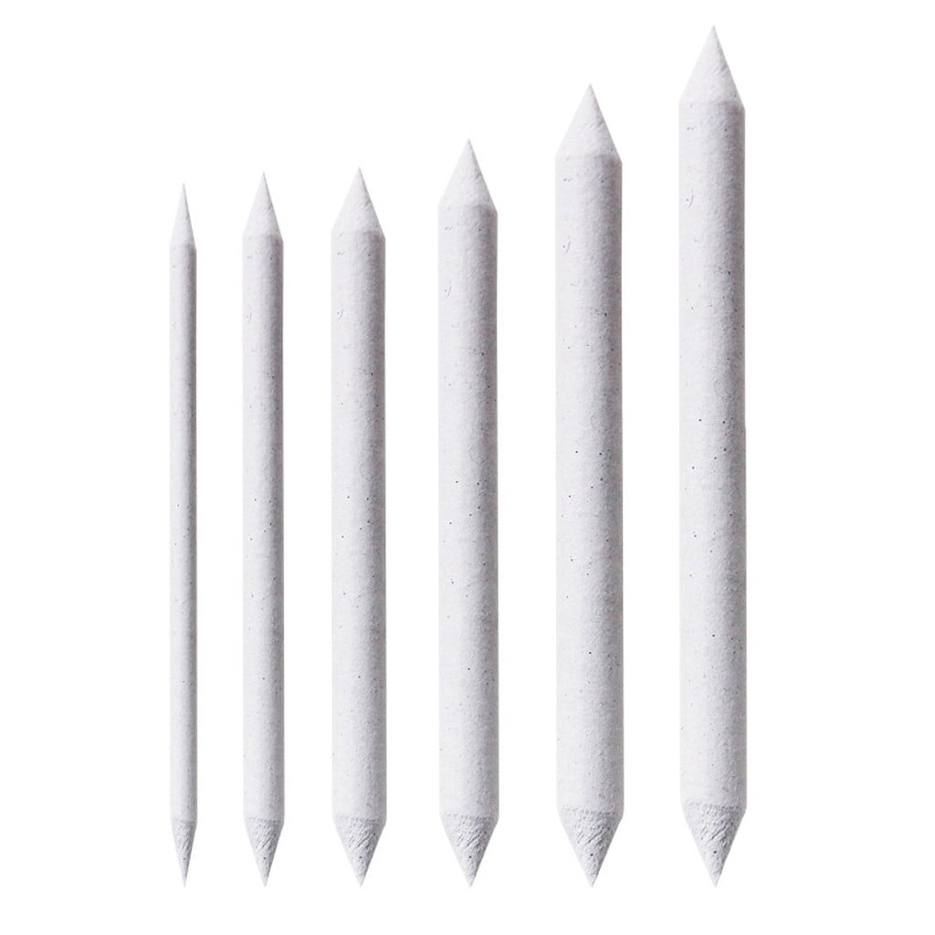 Awwp 6 Pack Pencil Charcoal Pastel, Rice Paper Smudge Stick for ...