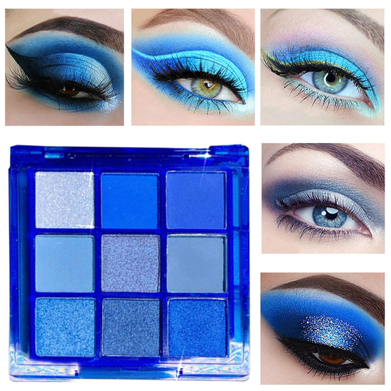 Awwp Big Sale! Eyeshadow Palette Long Lasting, Blue Goblin 9 Color Eye ...