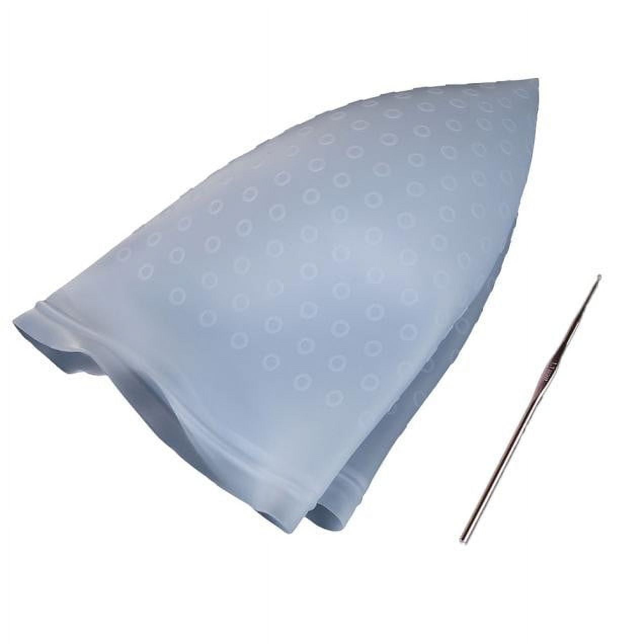 Awwp Blue 1Pc Silicone Hair Highlight Cap, 1Pc Crochet Hat Highlighting ...