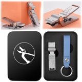 Awwp Blue Nail Clippers*1+Keychain*1 Clipper Heavy Duty Nail Clippers ...