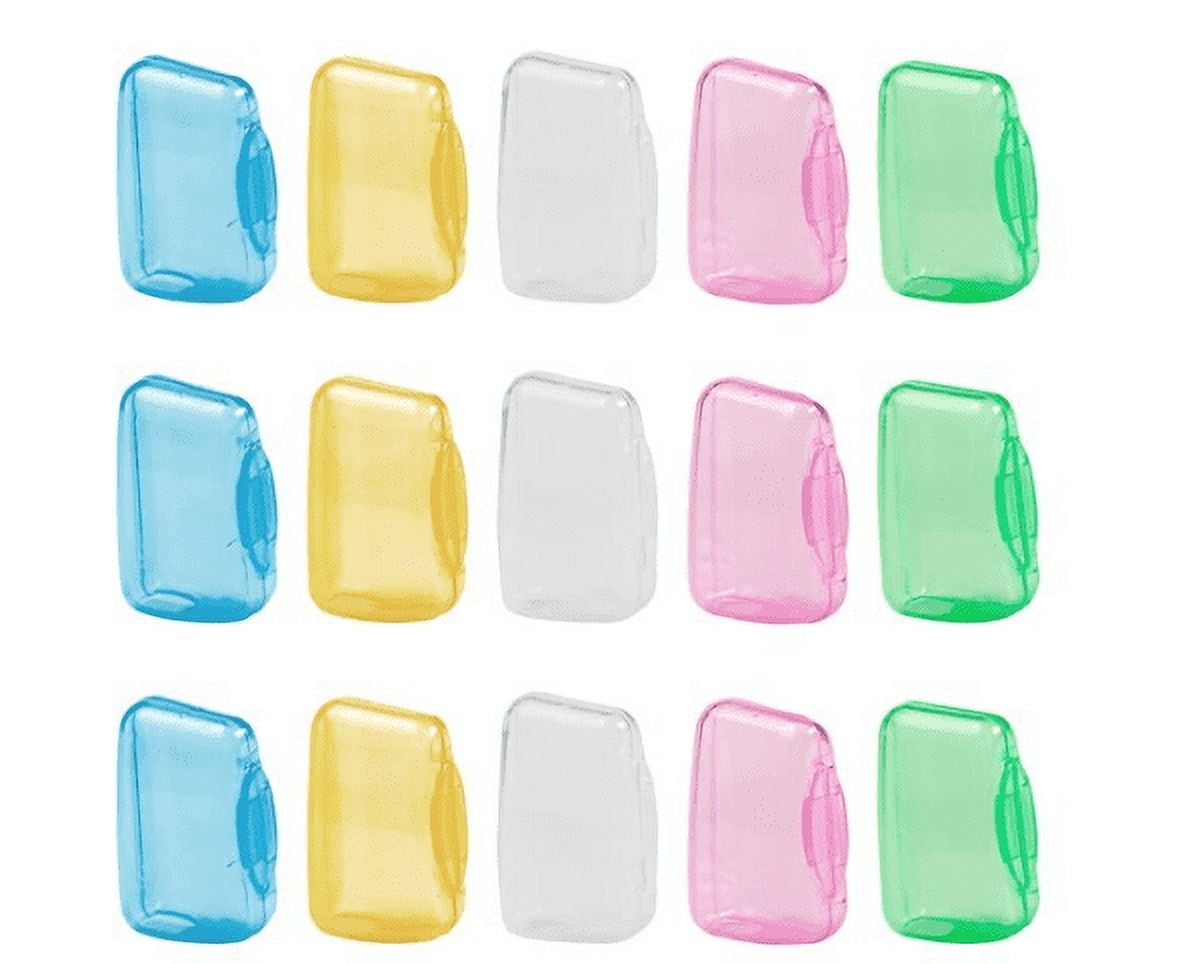 Awwp, 50 PCS Toothbrush Covers, Travel Toothbrush Caps, Portable ...