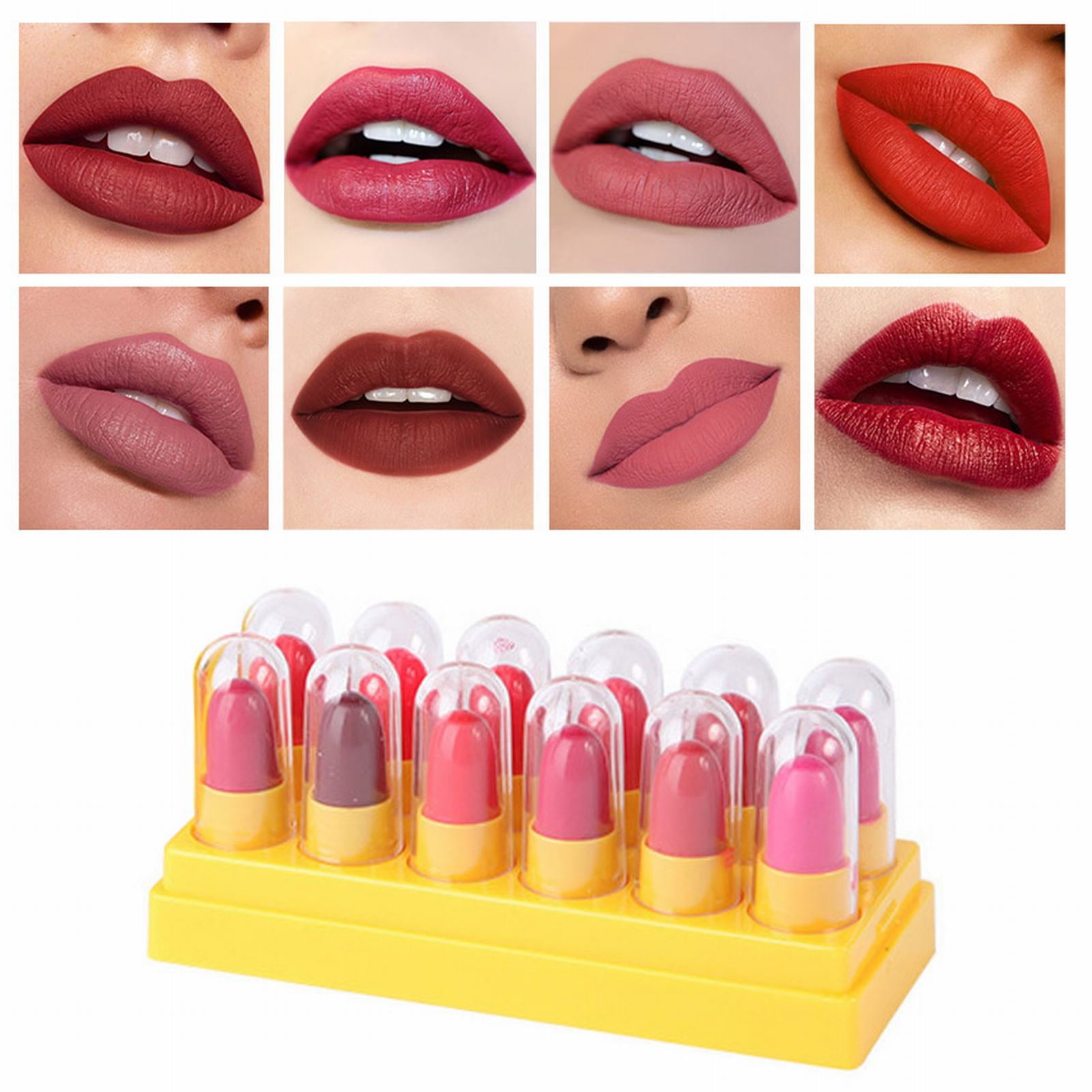 Awwp Cosmetic Vegan Lipgloss Kits Long Lasting Moisturizing Mini Lip ...