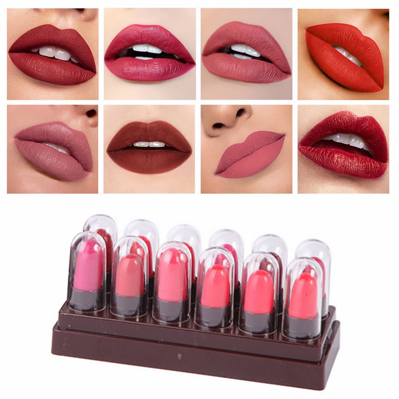 Awwp Cosmetic Vegan Lipgloss Kits Long Lasting Moisturizing Mini Lip ...