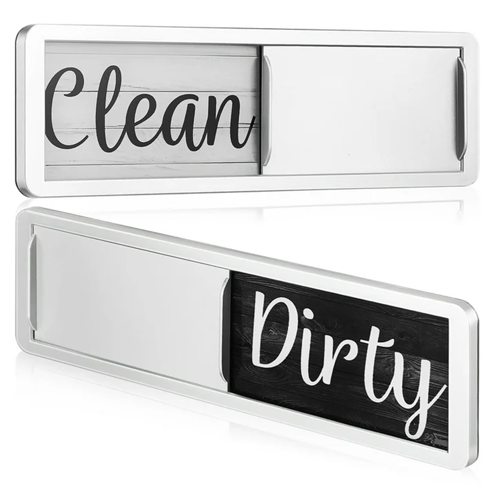 Awwp Eco-Friendly! Dishwasher Dirty Clean Sign, Left/Right Switchable ...