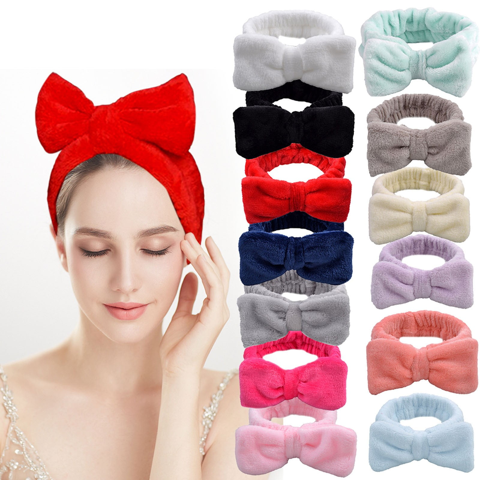Awwp Makeup Hairband #10 Purple J, 1Pc Spa Headband No Slip Head Band ...