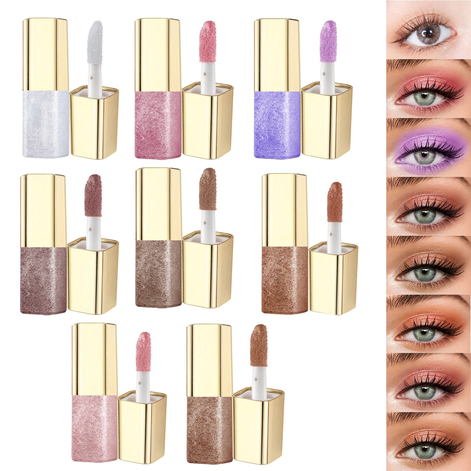 Awwp Makeup Purple Eyeshadow, Flash Eye Shadow Makeup Eye Makeup Liquid ...