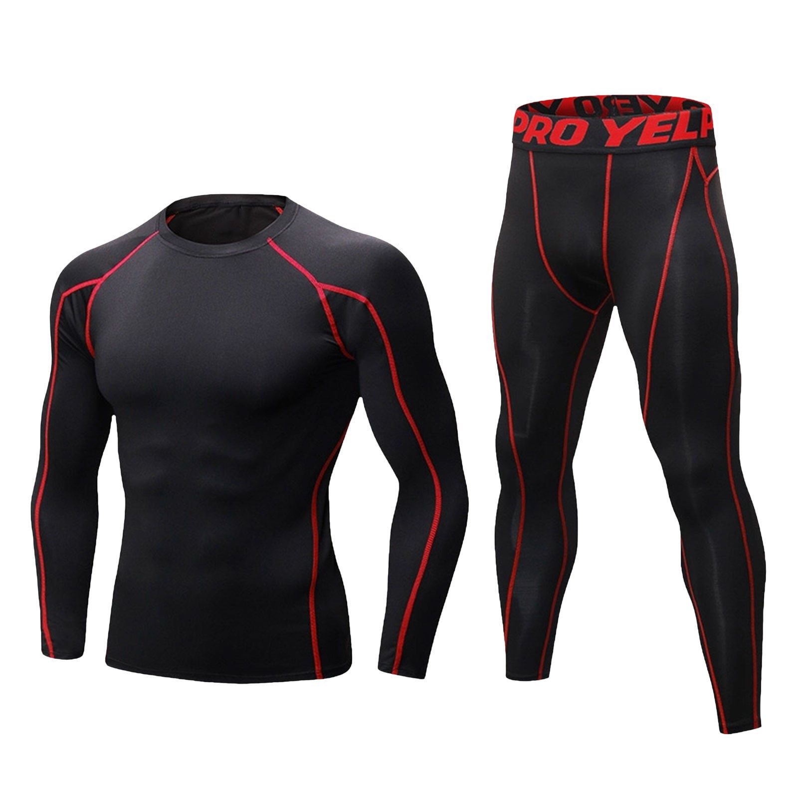 Awwp Men Set Long Underwear Mens Thermals Base Layer Men Cold Weather ...