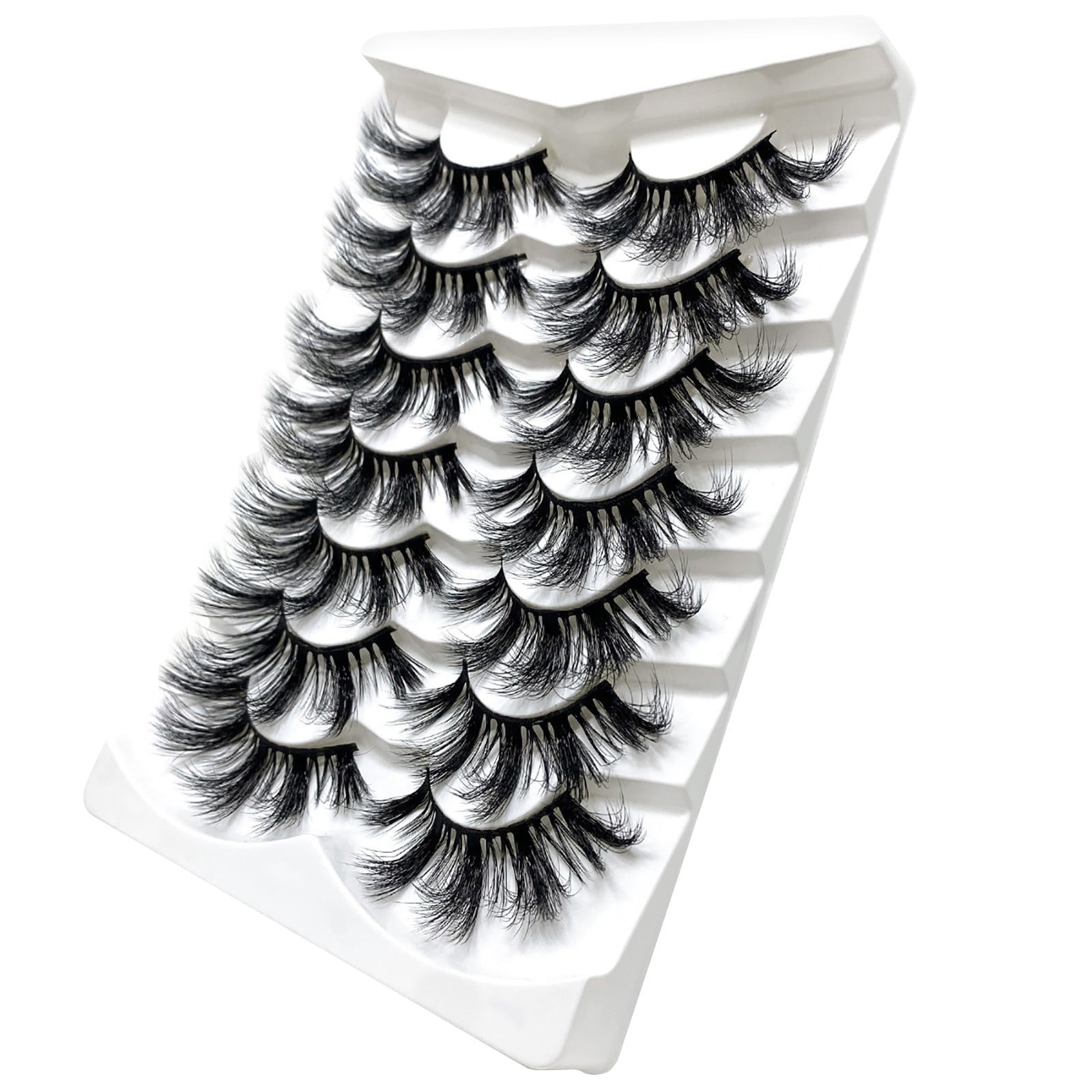 Awwp Multi-Color 1X False Eyelashes Set (7 Pairs) False Eyelashes Faux ...