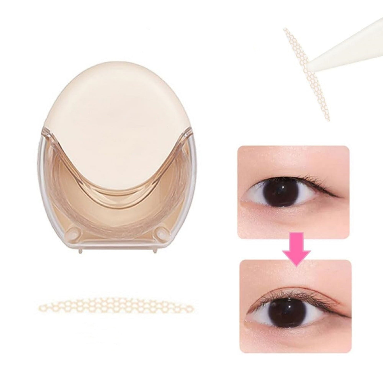 Awwp One Piece of Glue-Free Invisible Double Eyelid Tape Glue Double ...