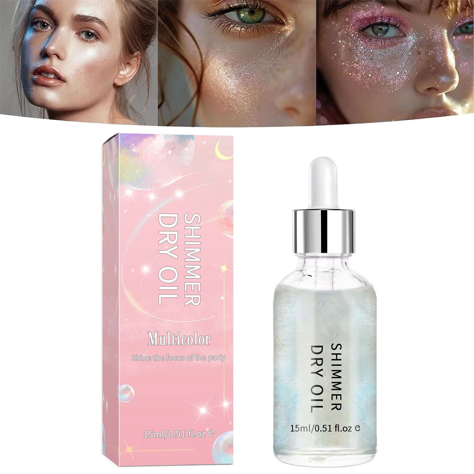 Awwp Pink 1X Shimmer Oil Brightening Highlighter Orphic Dry Oil Glowing ...