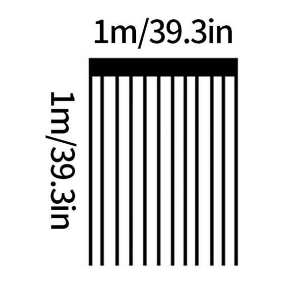 Awwp Rose Gold Foil Fringe Curtain 39x39-Inch, Metallic Tinsel Backdrop ...