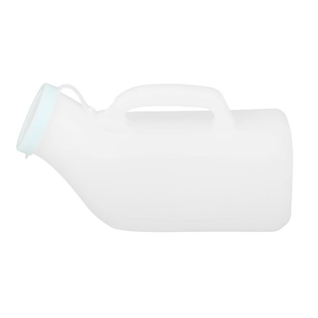 Awwp White 1*Urinal Pot 1200Ml Urinals for Men Plastic Pee Bottles for ...