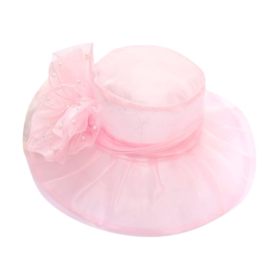Awwp Women's Organza Church Fascinator Bridal Tea Party Wedding Hat ...