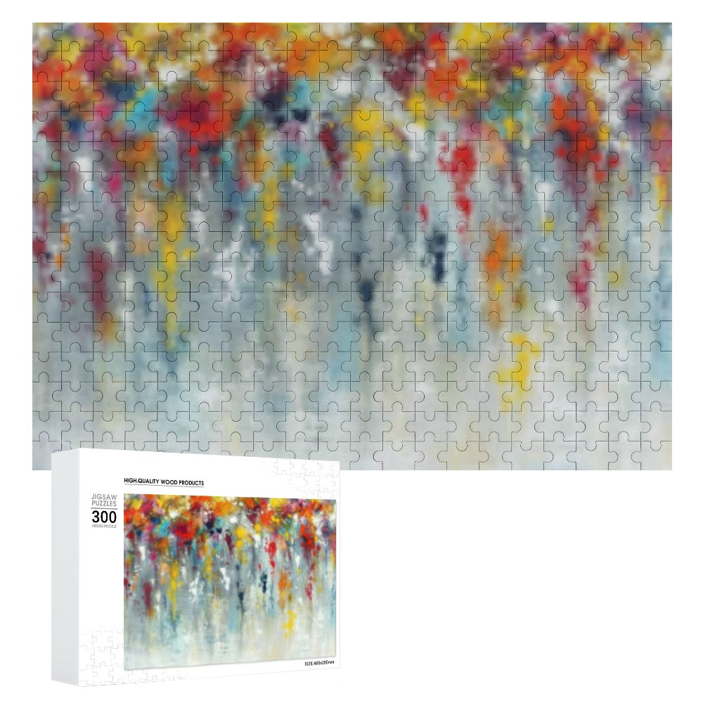 Awypu Contemporary Large Print Horizontal Wooden Jigsaw Puzzle for ...