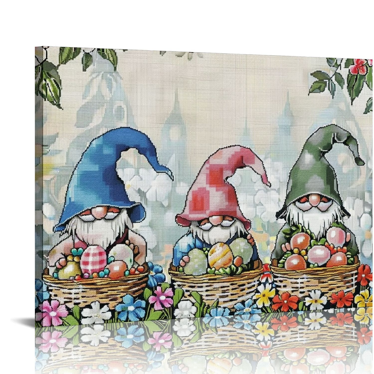 Awypu Easter Wall Art For Living Room/Bedroom, Canvas Bathroom Decor ...