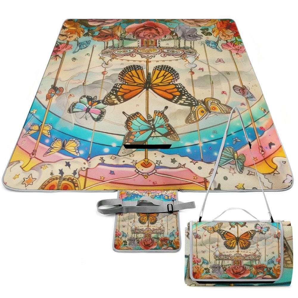 Awypu Floral Moon Tarot Card Boho Butterfly Plant Flower Cute Pink ...