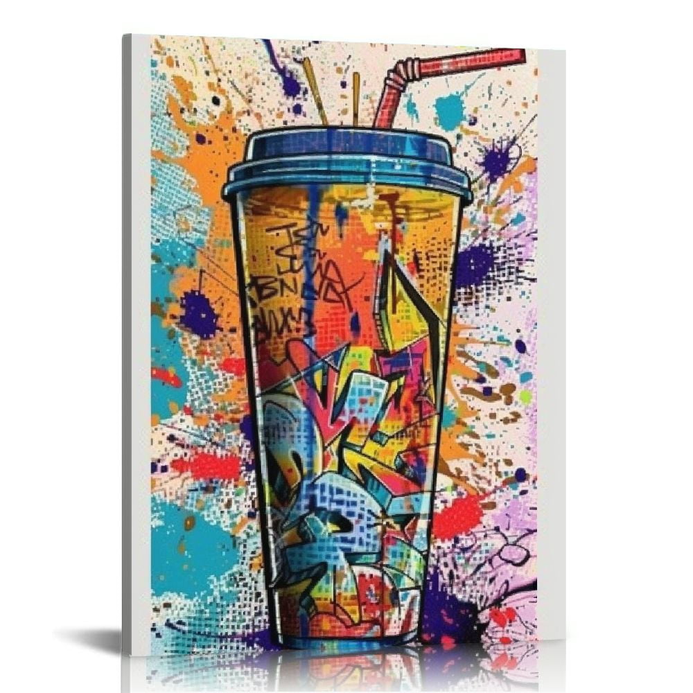 Awypu Graffiti Wall Art - Pop Street Art Wall Decor For Teen Boys ...