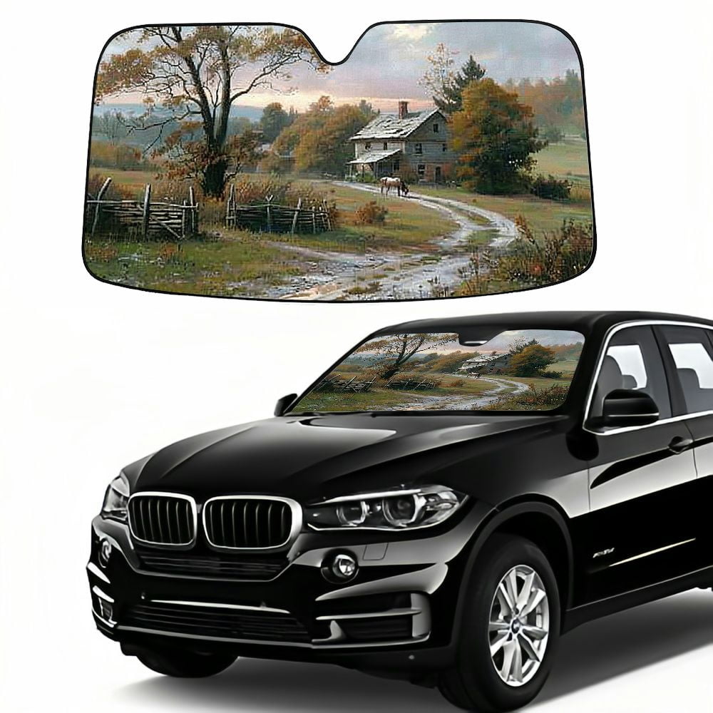 Awypu Horse Front Window Sun Shade for Car Windshield Sun Shade for ...