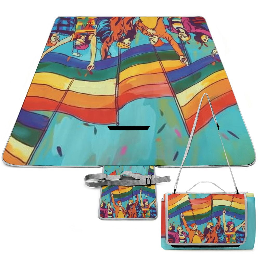 Awypu Lgbt Poster Rainbow Logo Equality Movement Happy Pride Month