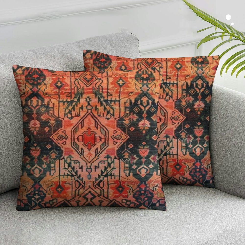 Awypu Set of 2 Throw Pillow Cover Boho Farmhouse Oriental Traditional ...