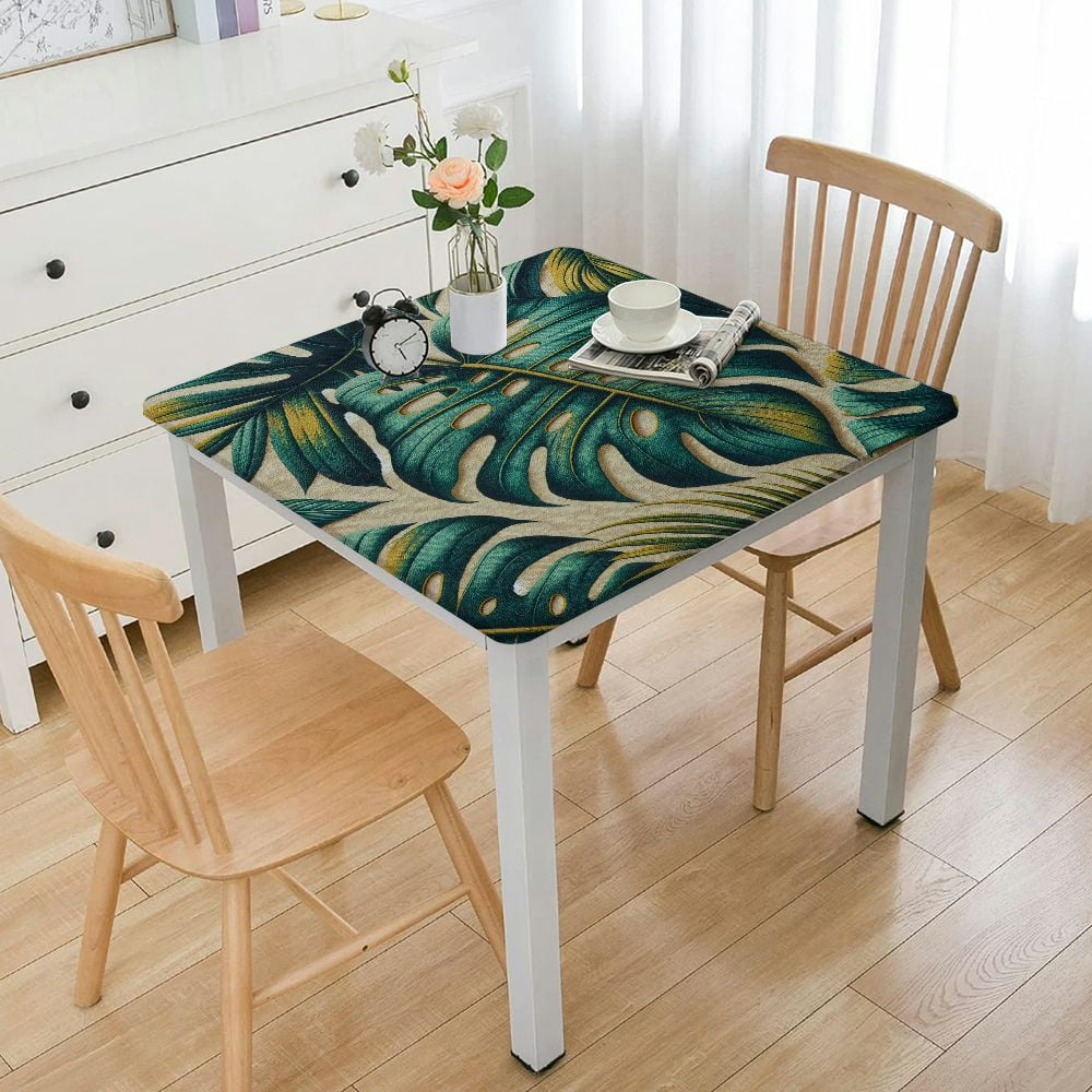 Awypu Tropical Green Banana Leaves Summer Style Jungle Plants with Palm ...