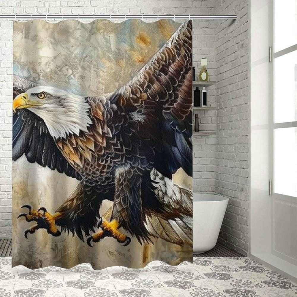 Awypu Vintage Flying Bald Eagle Pictures Motivational Animal Wildlife ...