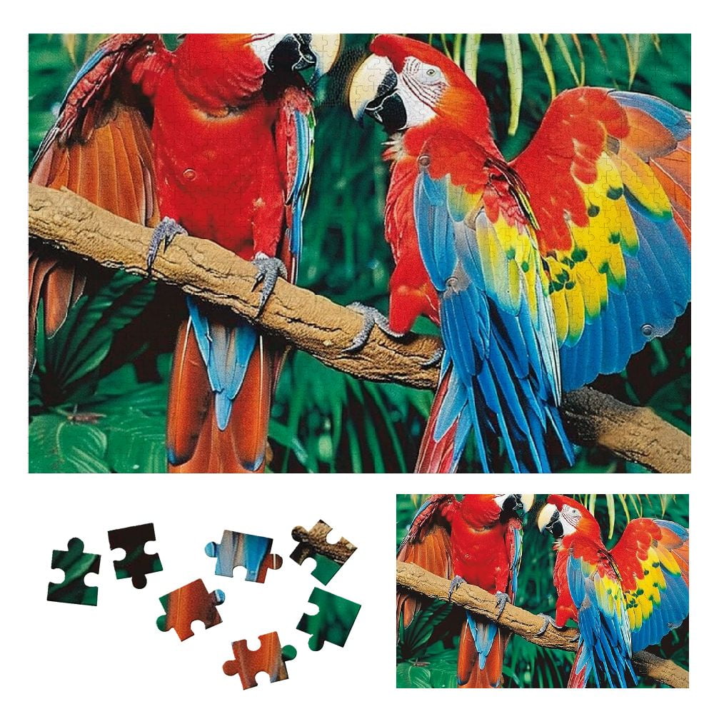 Awypu 's 1000Piece Family Jigsaw Puzzle Scarlet Macaw - 1000 PCS ...