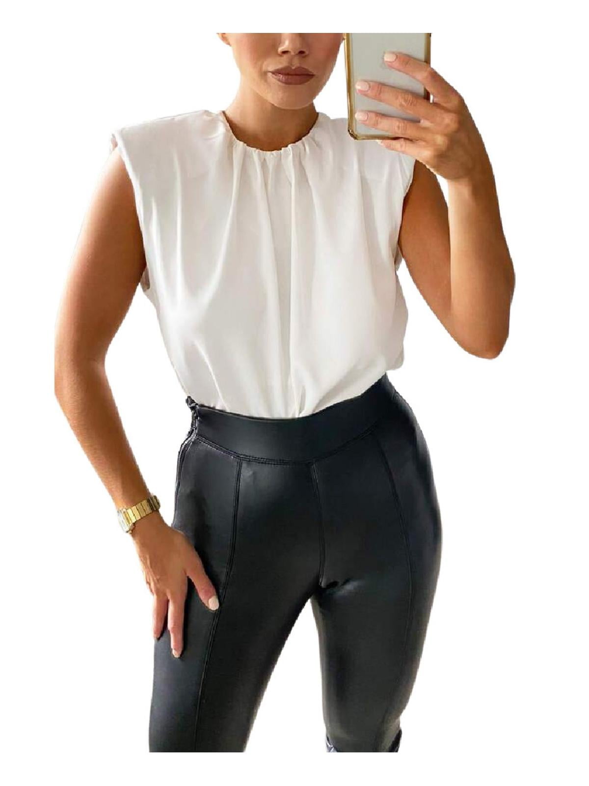 Ax Paris Womens Gathered Professional Tank Top - Walmart.com