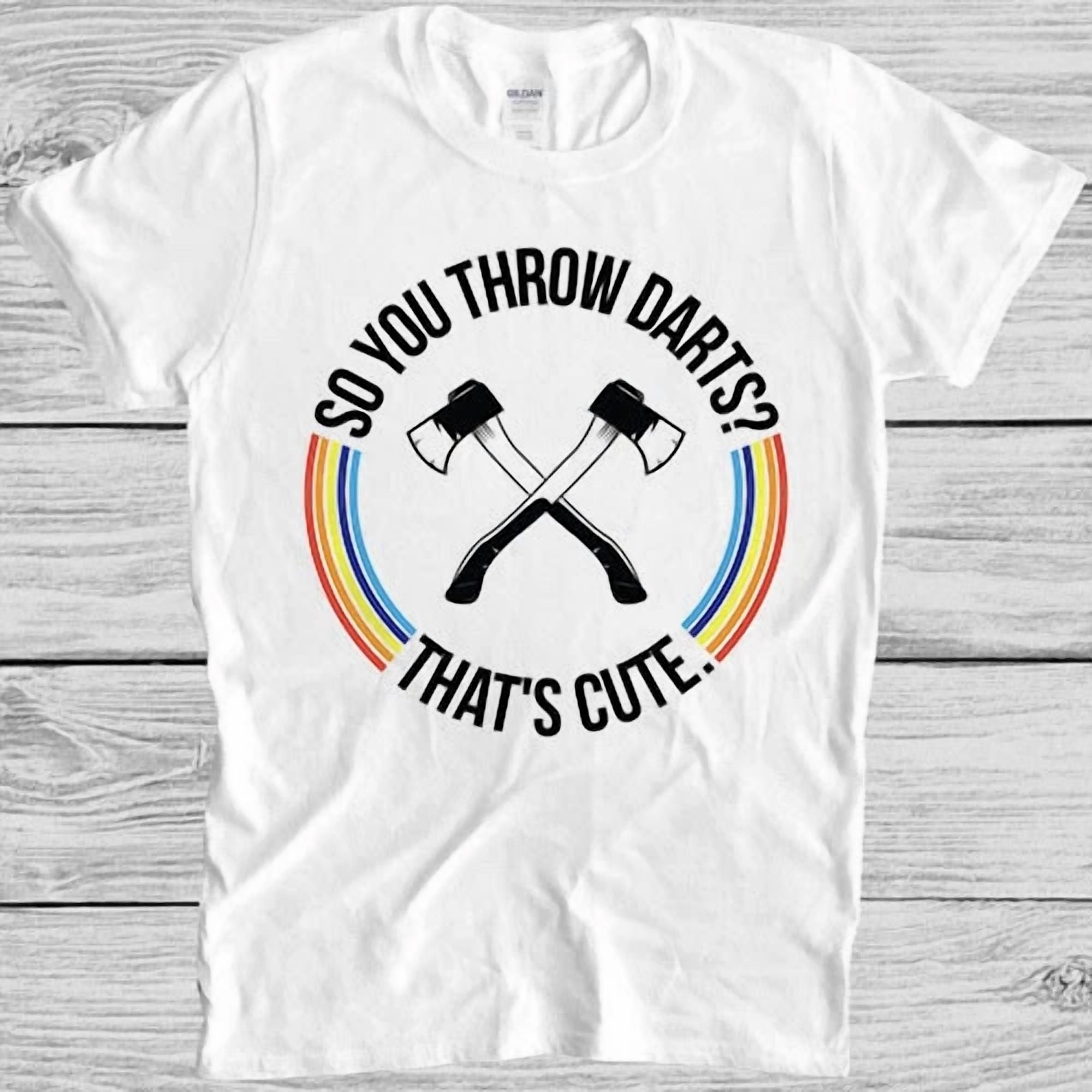 Ax Thrower Axe Throwing Dart Funny E-Sport Online Game Nerd Unisex T-Shirt - Walmart.com